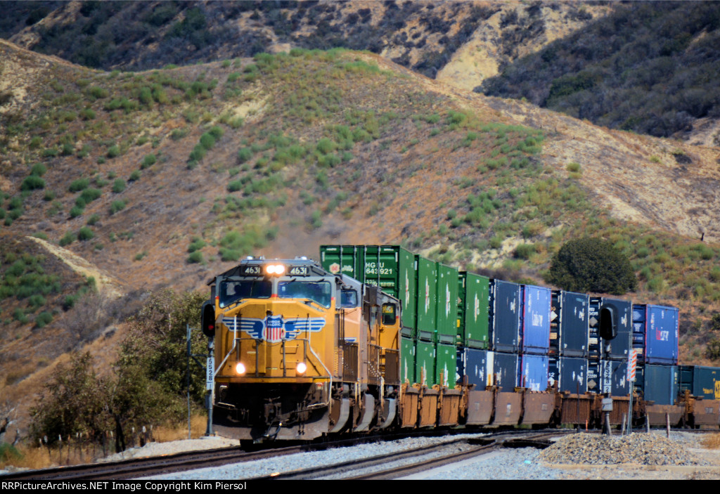 UP 4631 WB Beaumont Hill